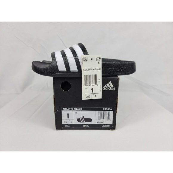adidas | Shoes | Adidas Adilette Aqua K Classic Slides Sandals Youth ...
